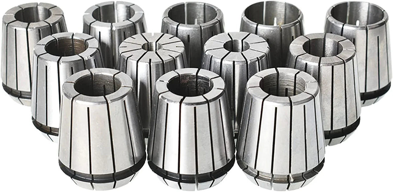 12 pack Spring Collet Set 1/8-1-1/8 Inch Carbon Steel Spring Collet Se ...
