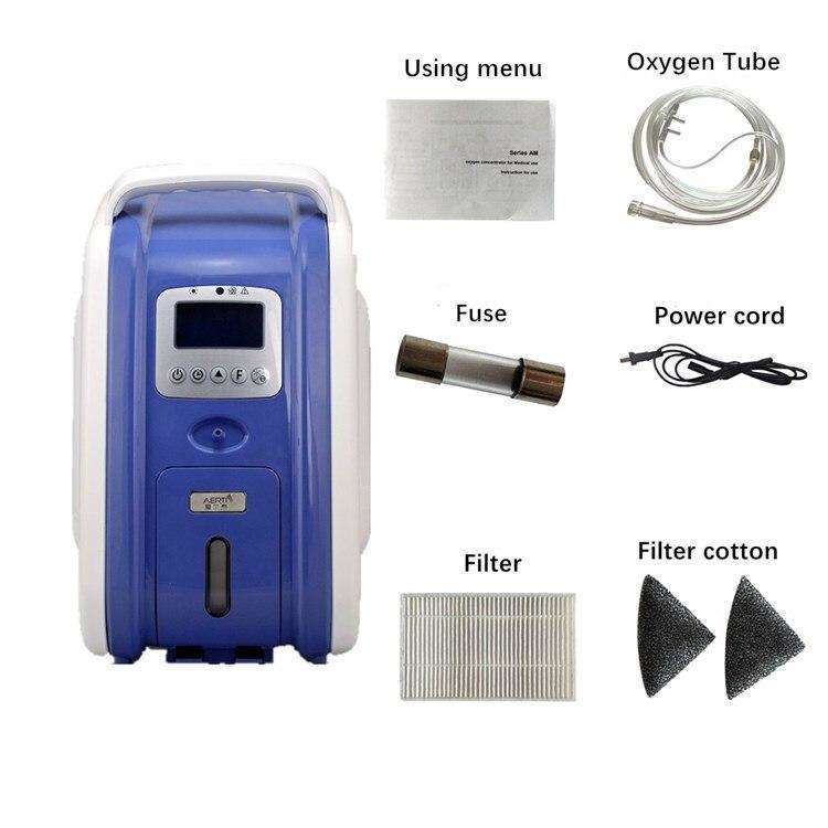2L-9L/min Oxygen Concentrator Oxygen Generator Portable Oxygenation Ma ...