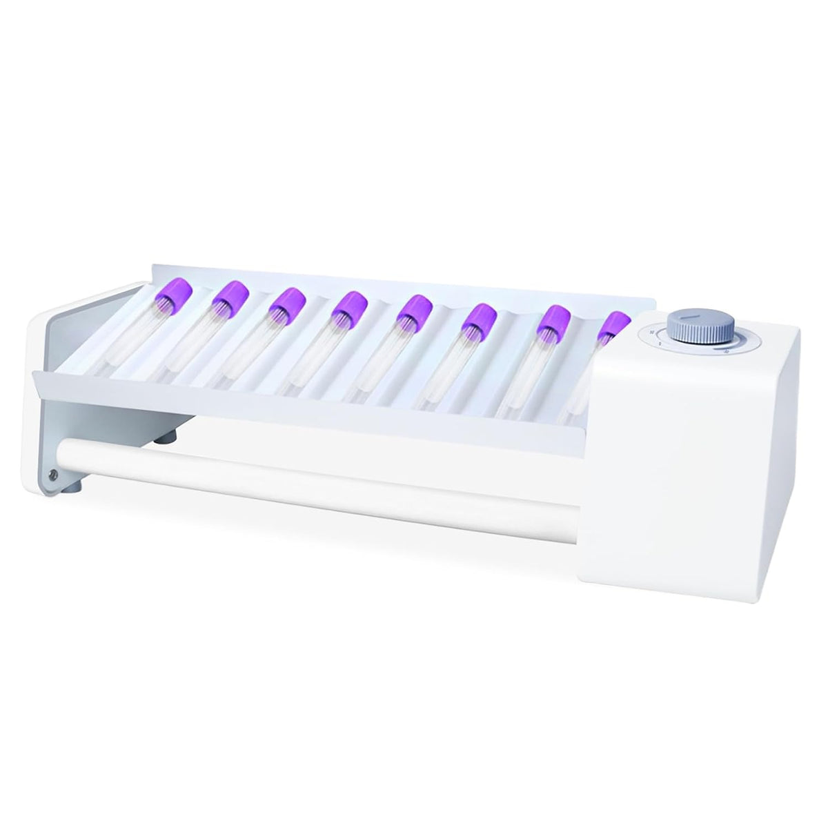 16-Position Benchtop 2D Tube Rolling Rocker | Long Type Compact Tube M ...