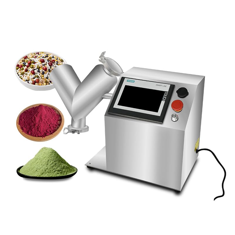 PLC Mini Dry Powder Mixer for Lab – 2.2 lb Dry Powder Mixing Machine ...