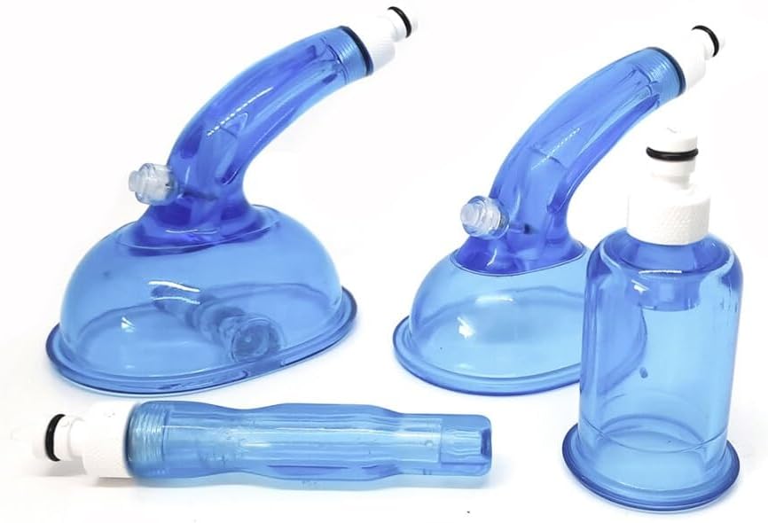 Universal Vacuum Therapy Cups – 4-Piece Body Sculpting Kit for Celluli ...