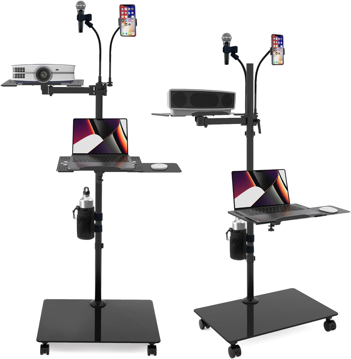 Height Adjustable Swivel Tilt Laptop Desk: Portable, Rolling, and Vers ...