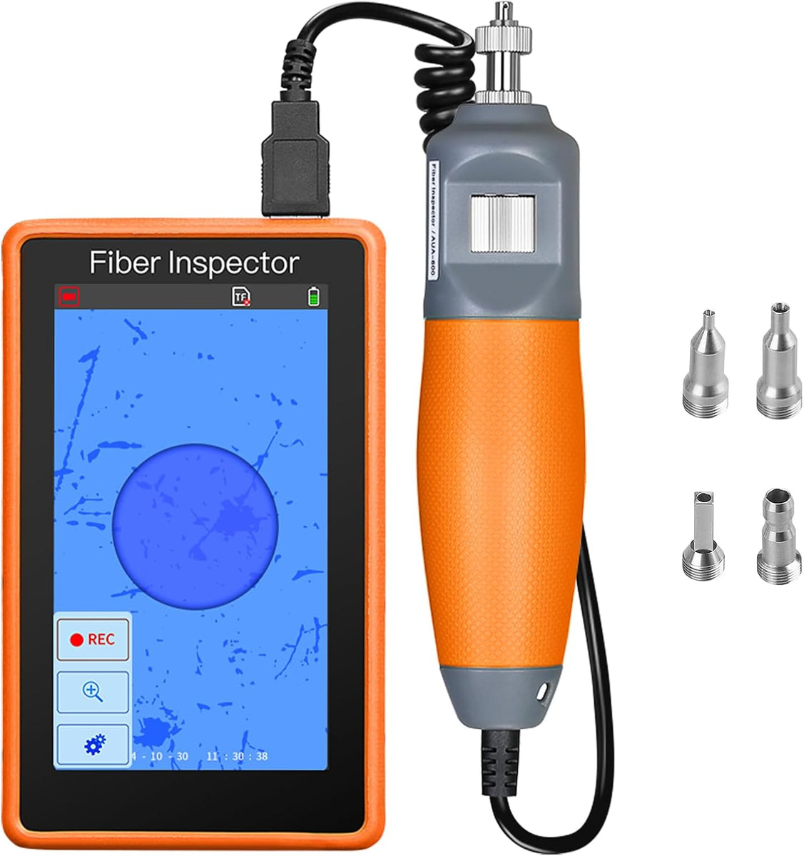 400x Handheld Fiber Optic Microscope with 5" HD Touch Screen | End Fac ...