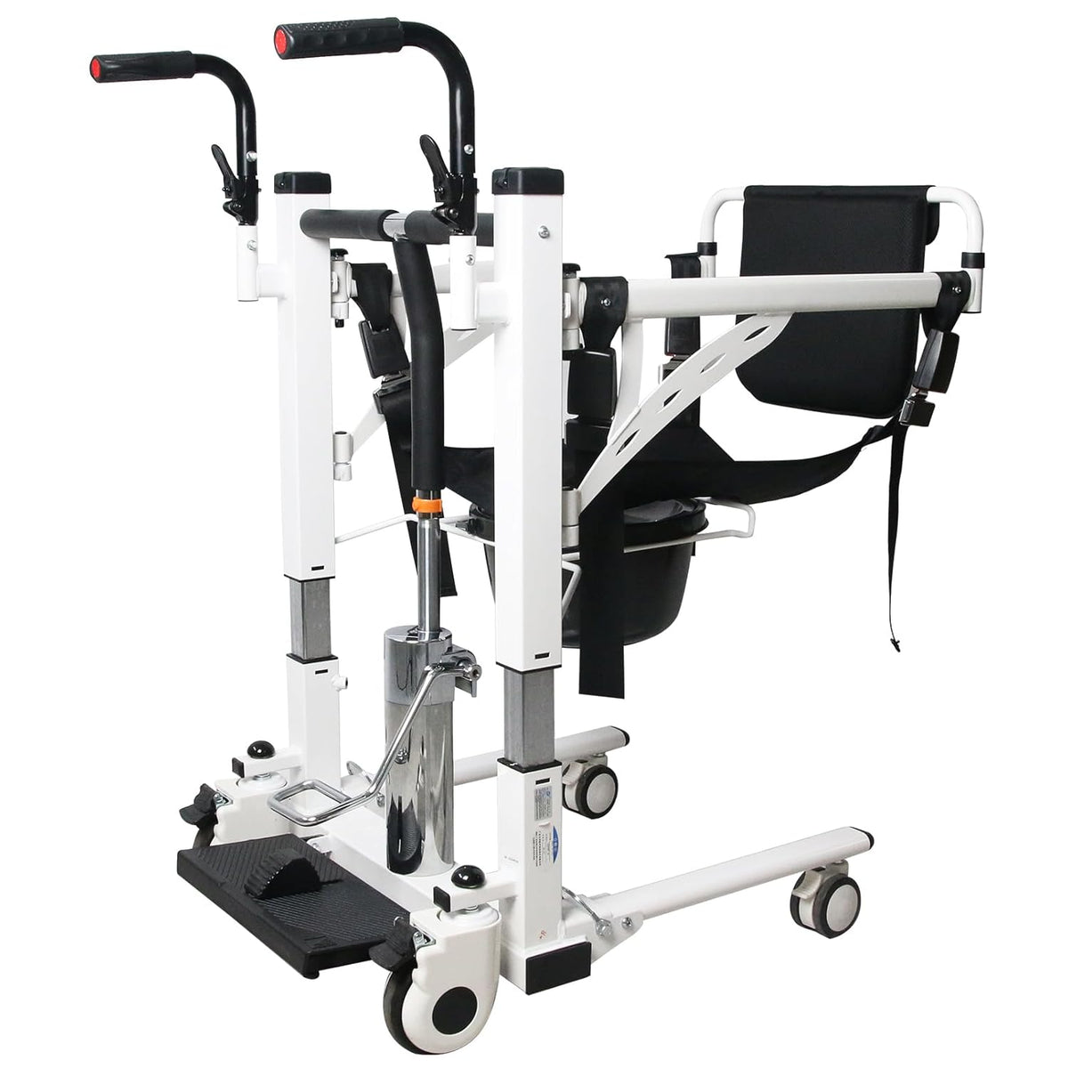 Portable 180° Split Seat Patient Lift Transfer Chair | Hoyer Lifts for ...