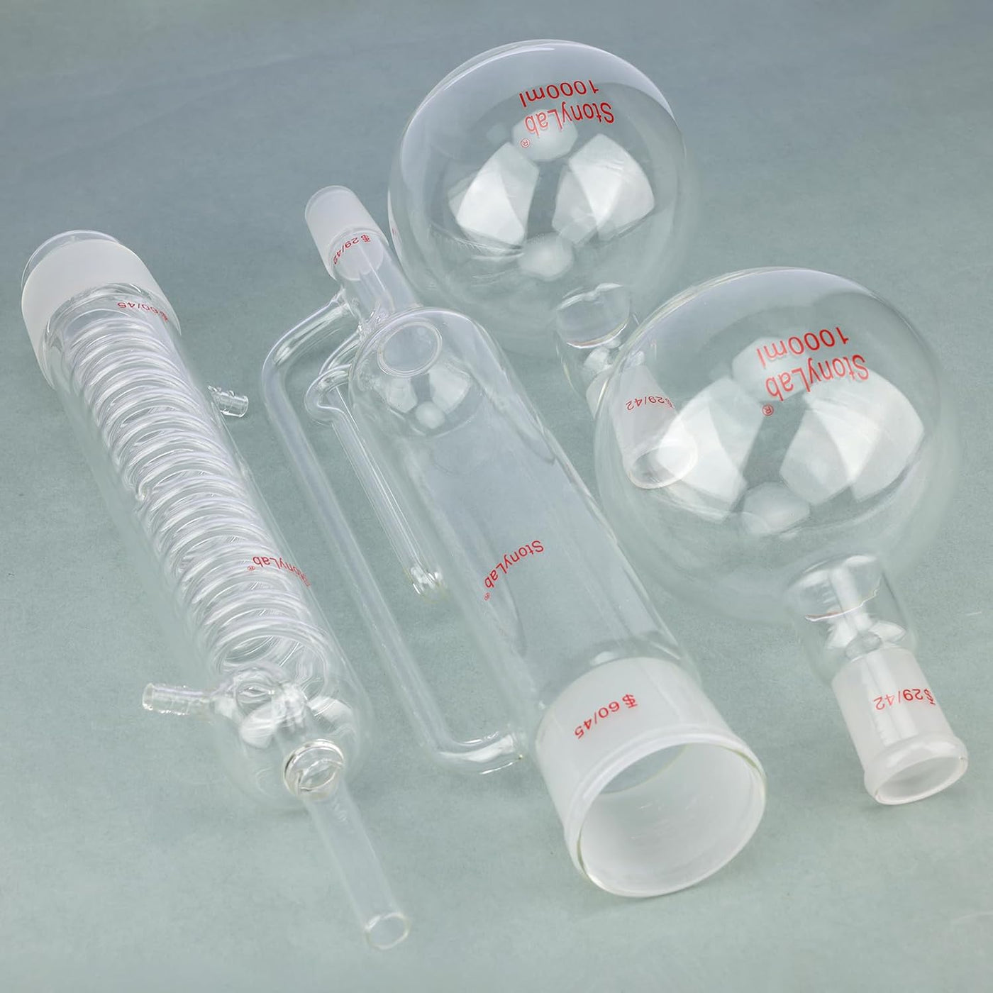 Soxhlet Extraction Kit – Borosilicate Glass 60/45 Extractor + Graham C ...