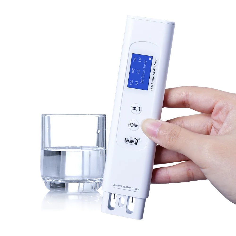 Portable Digital TDS Meter – Multi-Parameter Water Quality Tester – Meubon