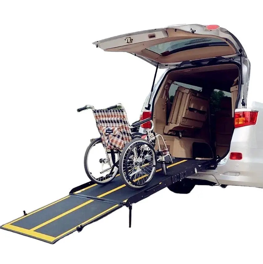 Hydraulic wheelchair lift ramp I Lightweight Carbon Fiber/Aluminum Hyd ...