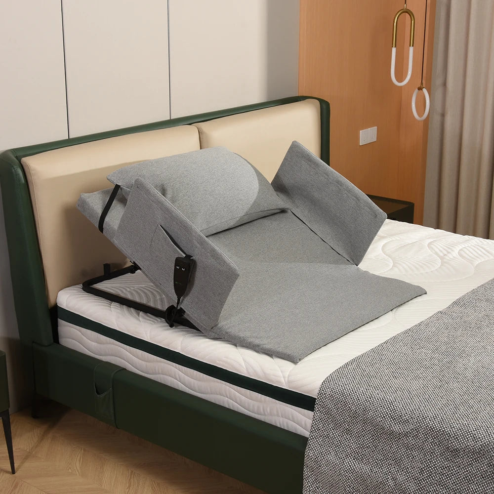 Meubon Adjustable Electric Bed Backrest with Pillow - Ideal for Elderl