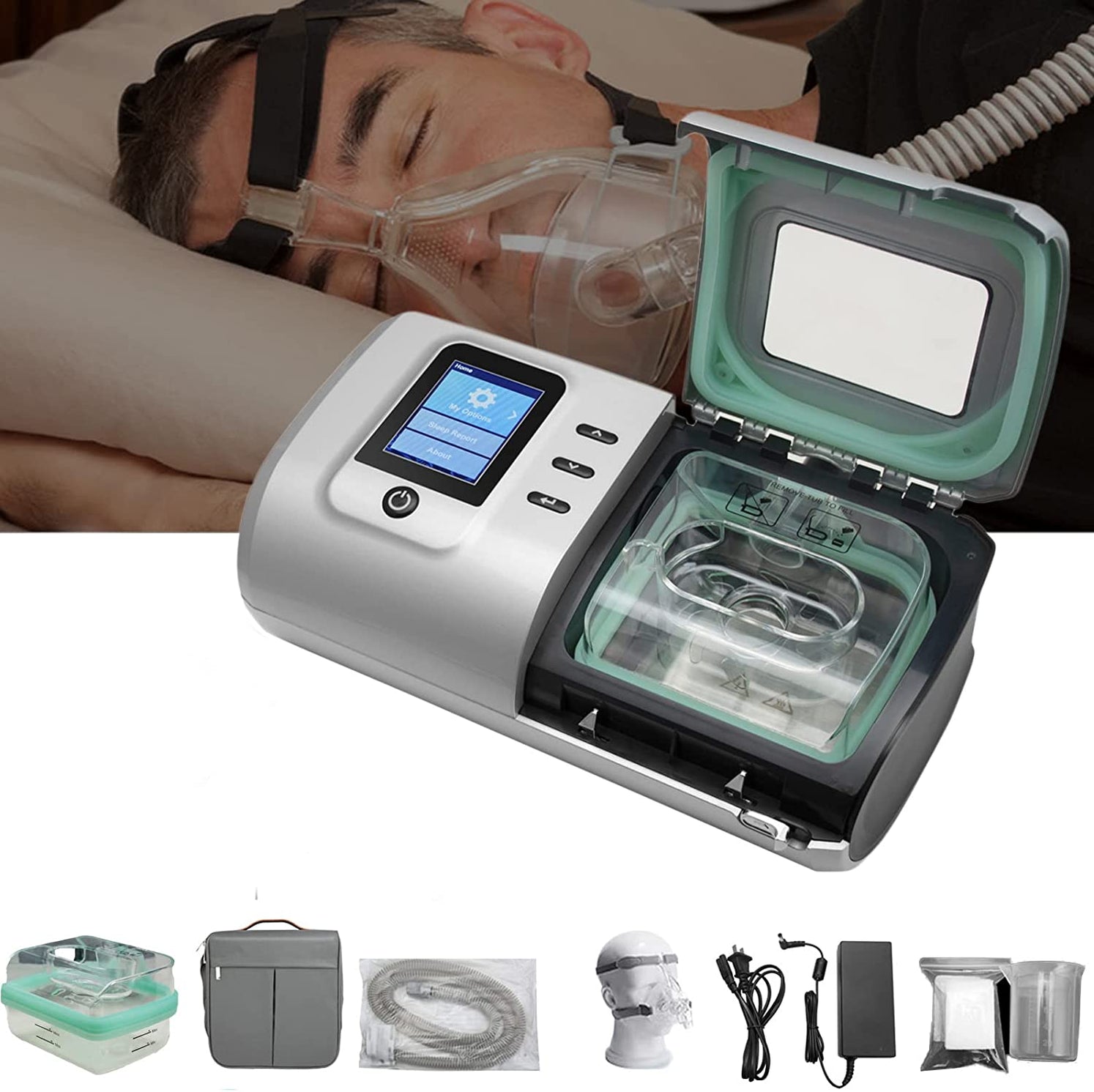 Auto CPAP APAP Machine with Humidifier Expiratory Pressure Relief I Ve ...