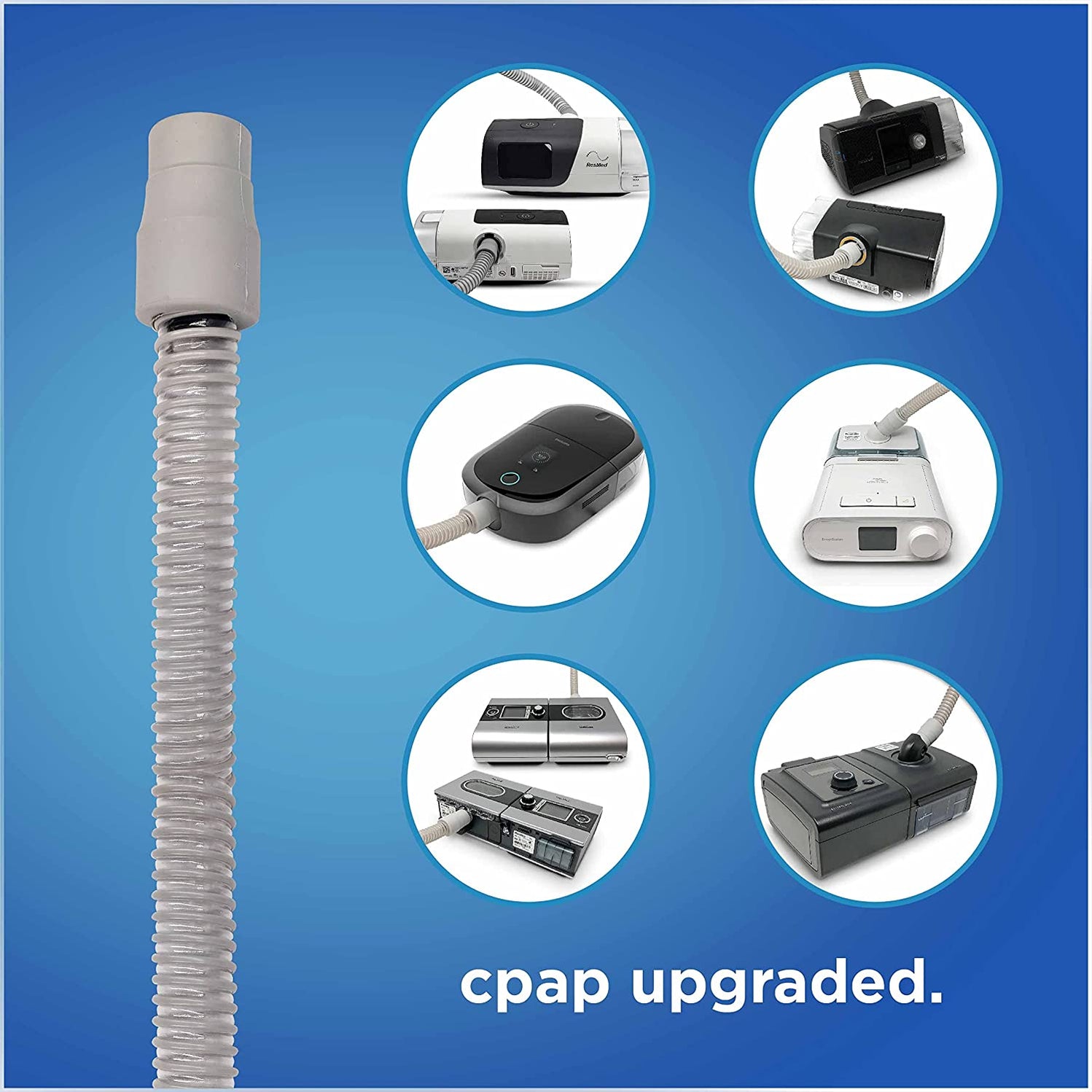 CPAP Hose 6 Foot Grey Tubing For CPAP Machines — Meubon