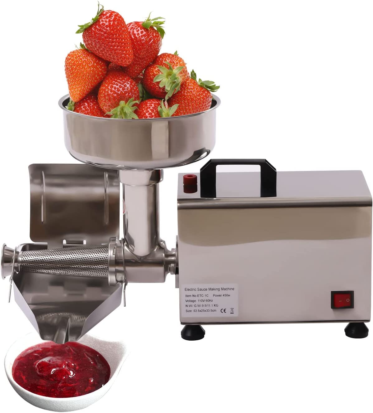 Electric Tomato Strainer I Milling Machine Stainless Steel Tomato Pres ...
