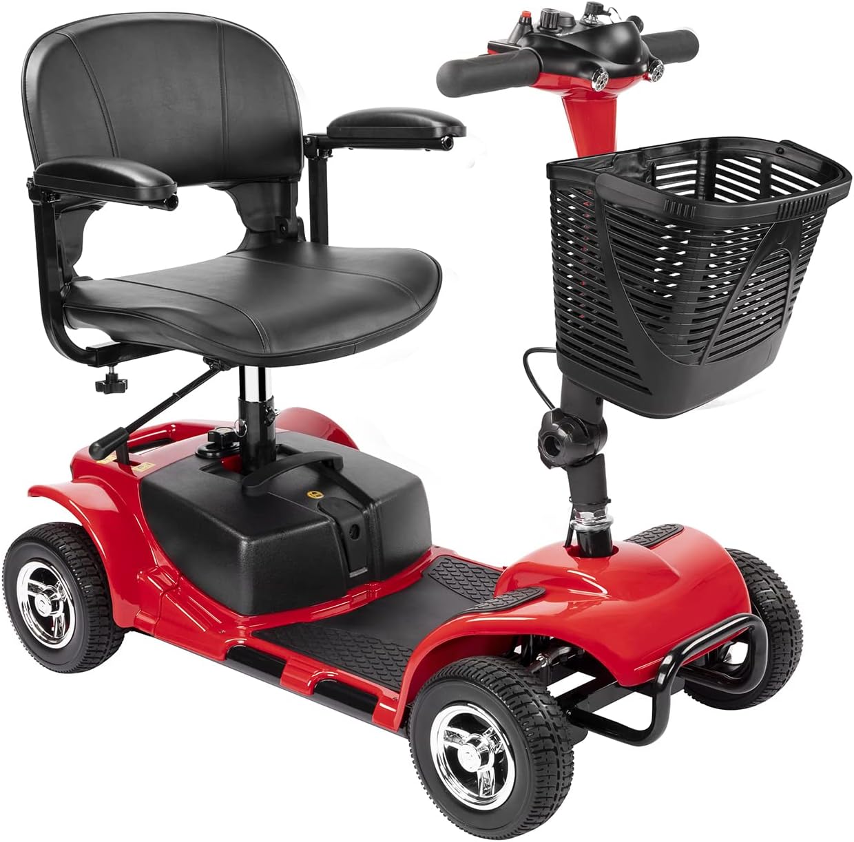 Meubon 4 Wheel Mobility Scooter Electric Power Mobile Wheelchair for S