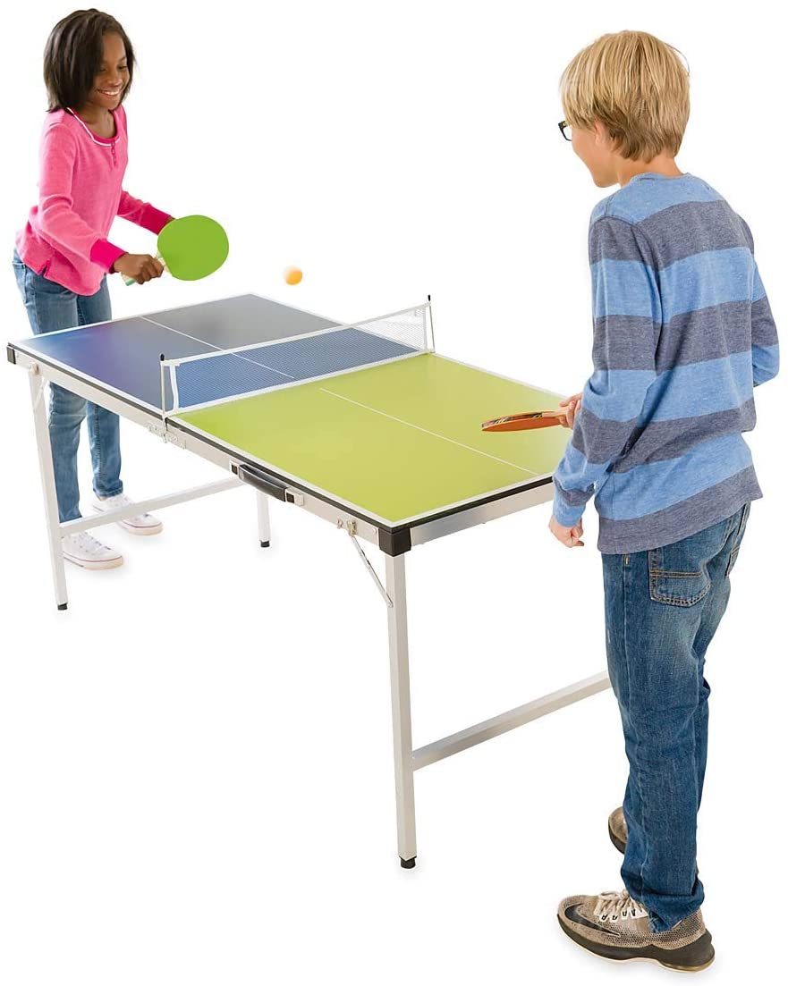Mini Ping Pong Table For Kids Pick-Up-And-Go Ping-Pong Table – Meubon