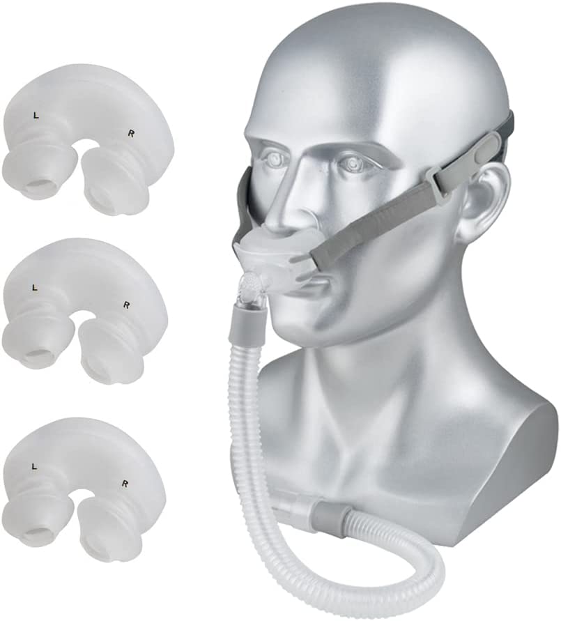Nasal CPAP Mask With Three Different Size Pads, Flexible Strap, Frame ...