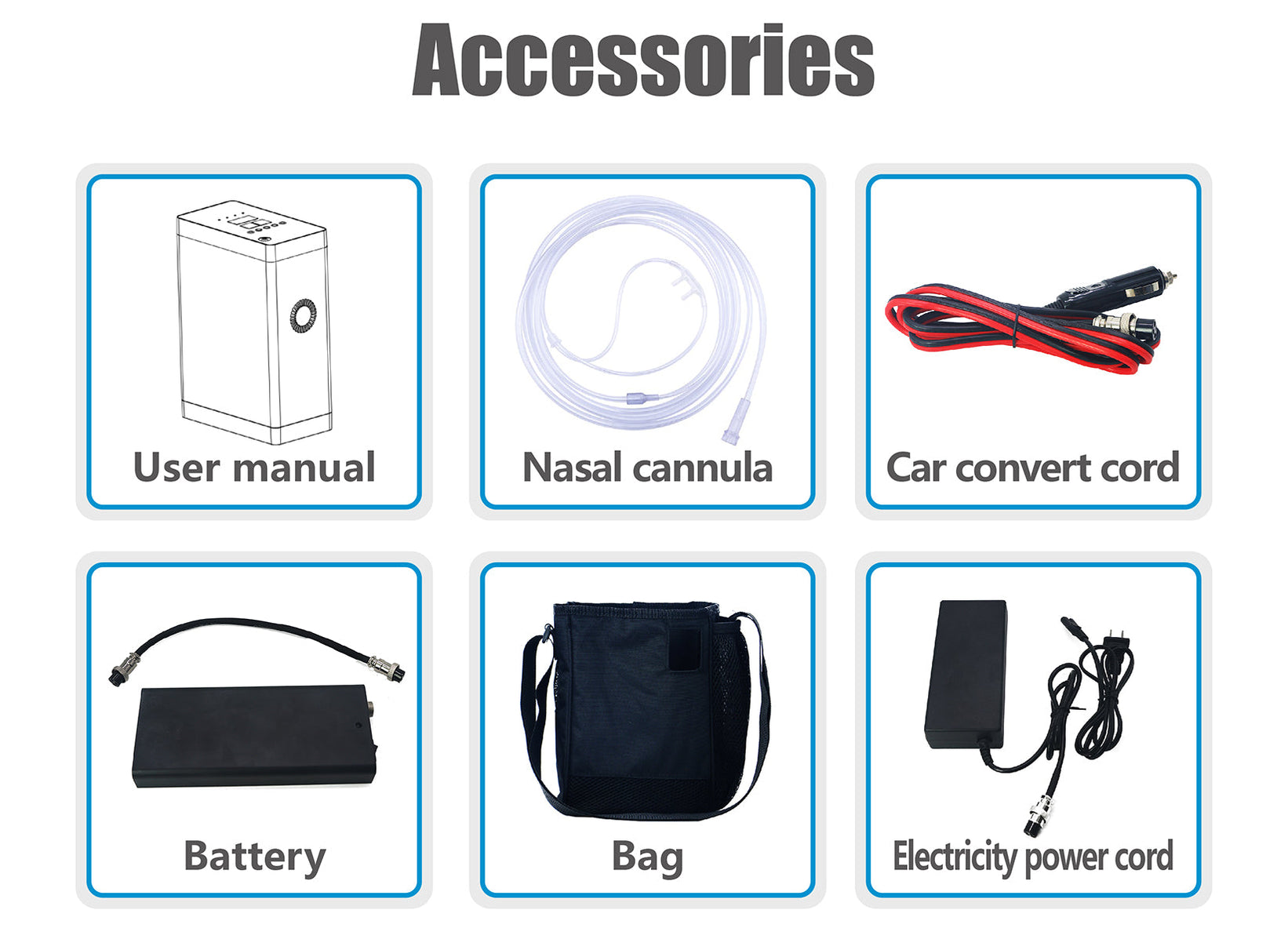 Portable 1L-3L Continuous Flow/1L-3L Pulse Flow Oxygen Concentrator Wi ...