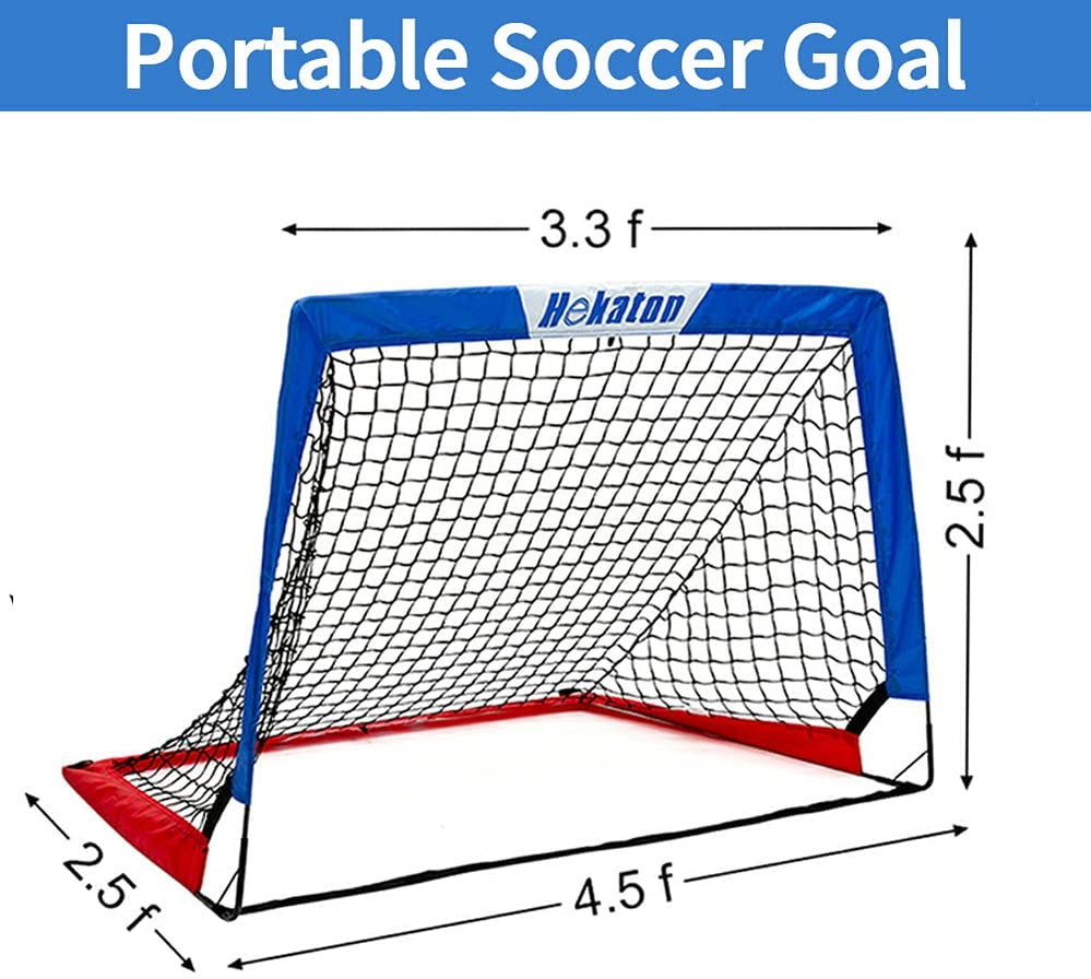 Portable Soccer Goal, Pop-up Soccer Nets for Backyard Training Goals f ...