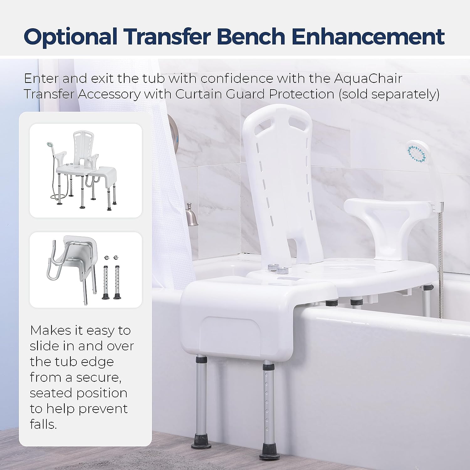 Premium Shower Chair I Bathing System with Bidet I Tub Chair with Cuto ...