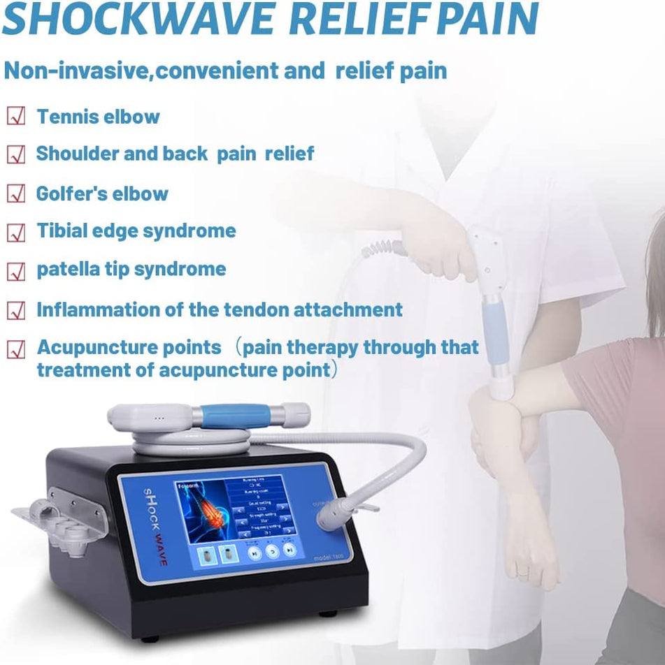 Shockwave Therapy Machine for ED and Pain Relief I Pneumatic 10 bar Sh ...