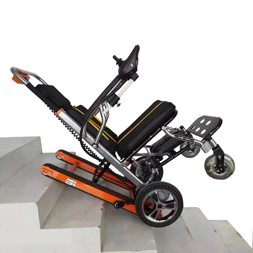 Stair Climbing Wheel Chair I Electric Power Wheelchair With climber ru ...
