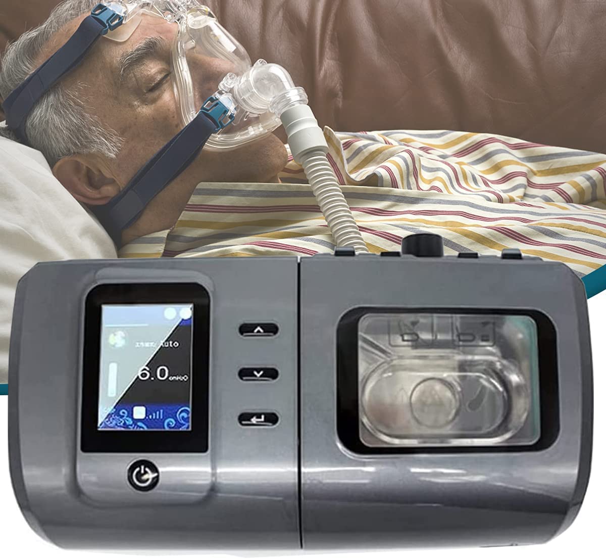 Ventmed BiPAP Machine Pressure Range 4-30cm H2O Backup Rate Adjustable ...