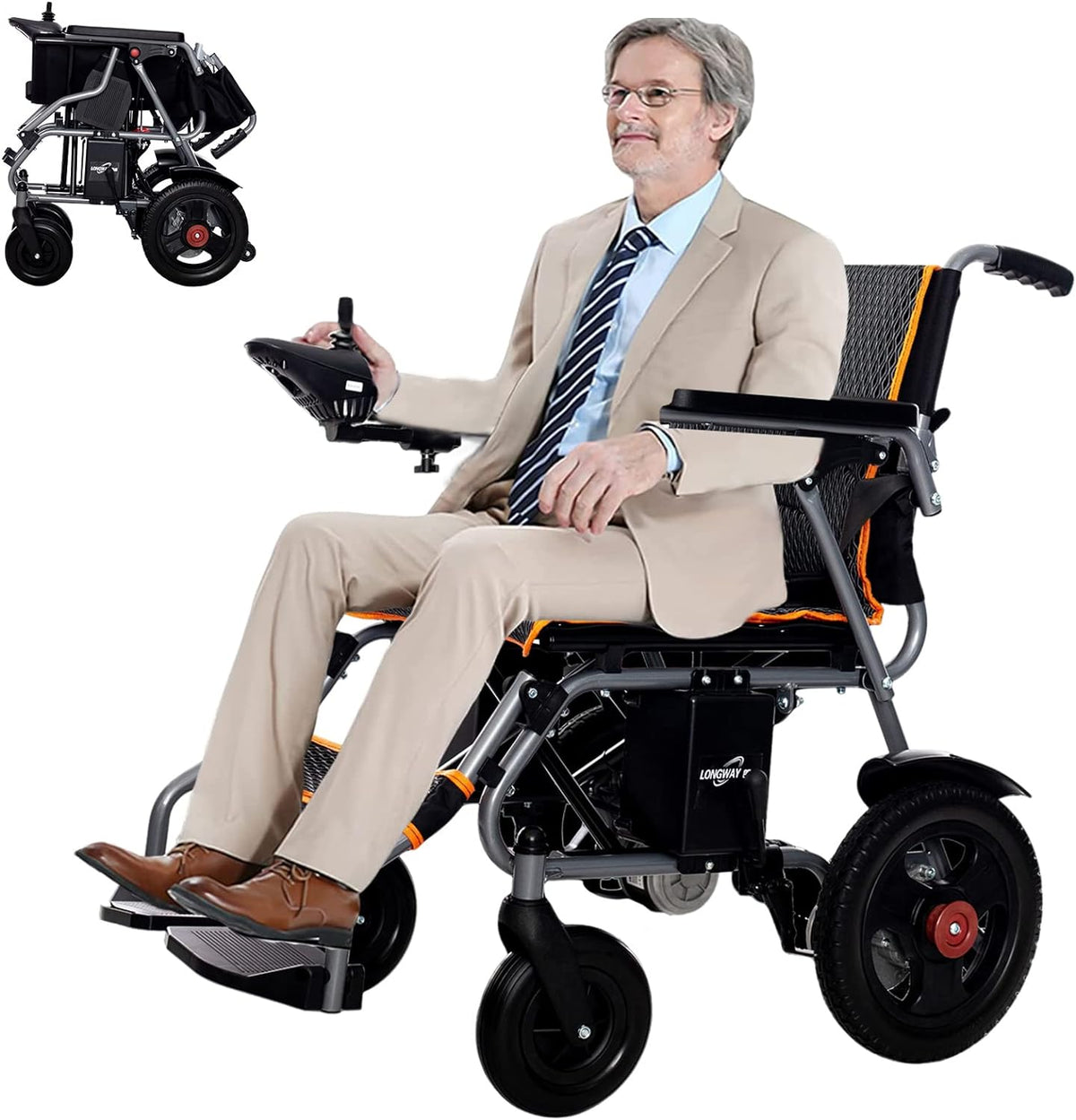 Electric Wheelchair Lightweight Power Wheelchair I Dual Motor Travel C ...