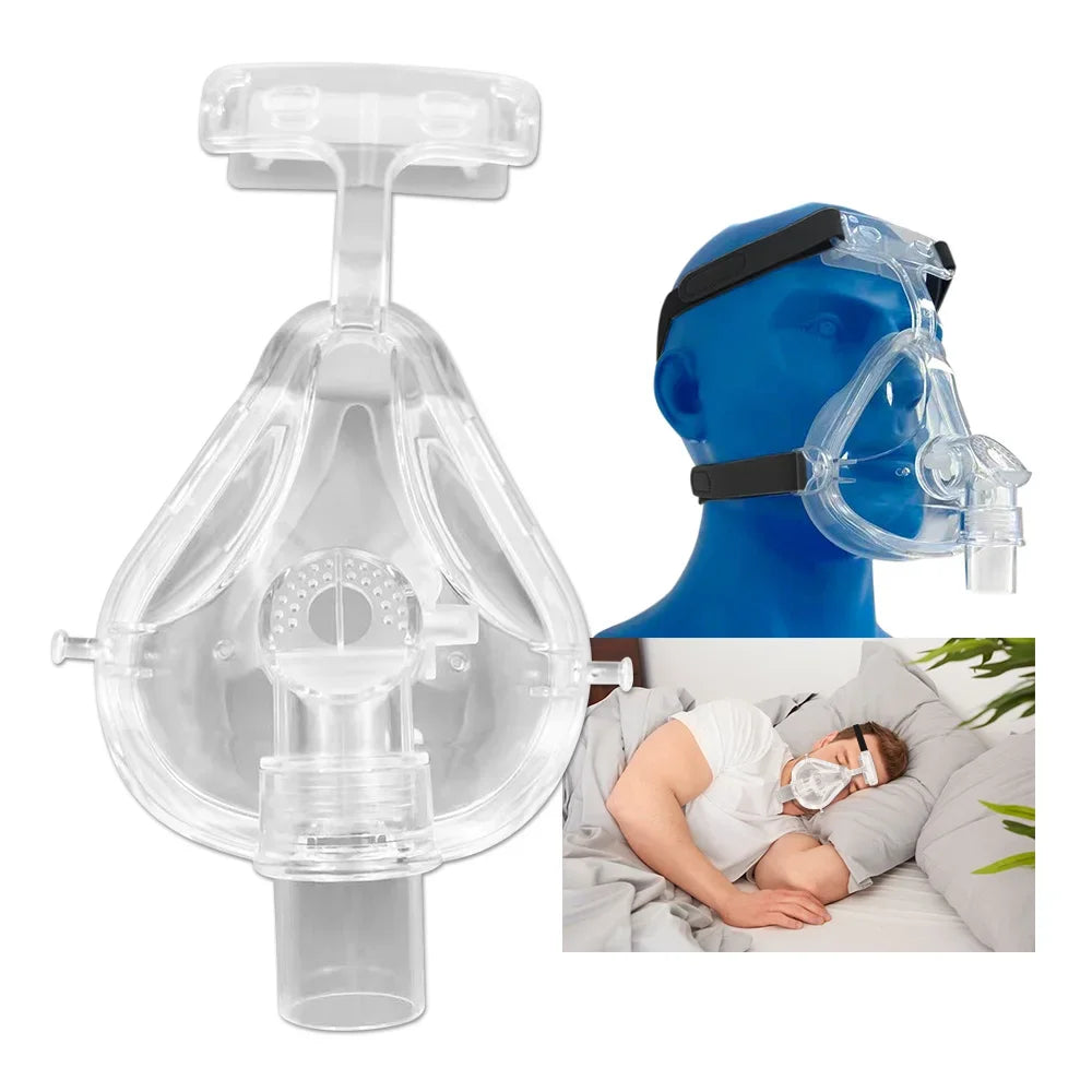 Adjustable CPAP Full Face Mask with Headband Strap - Your Solution to ...