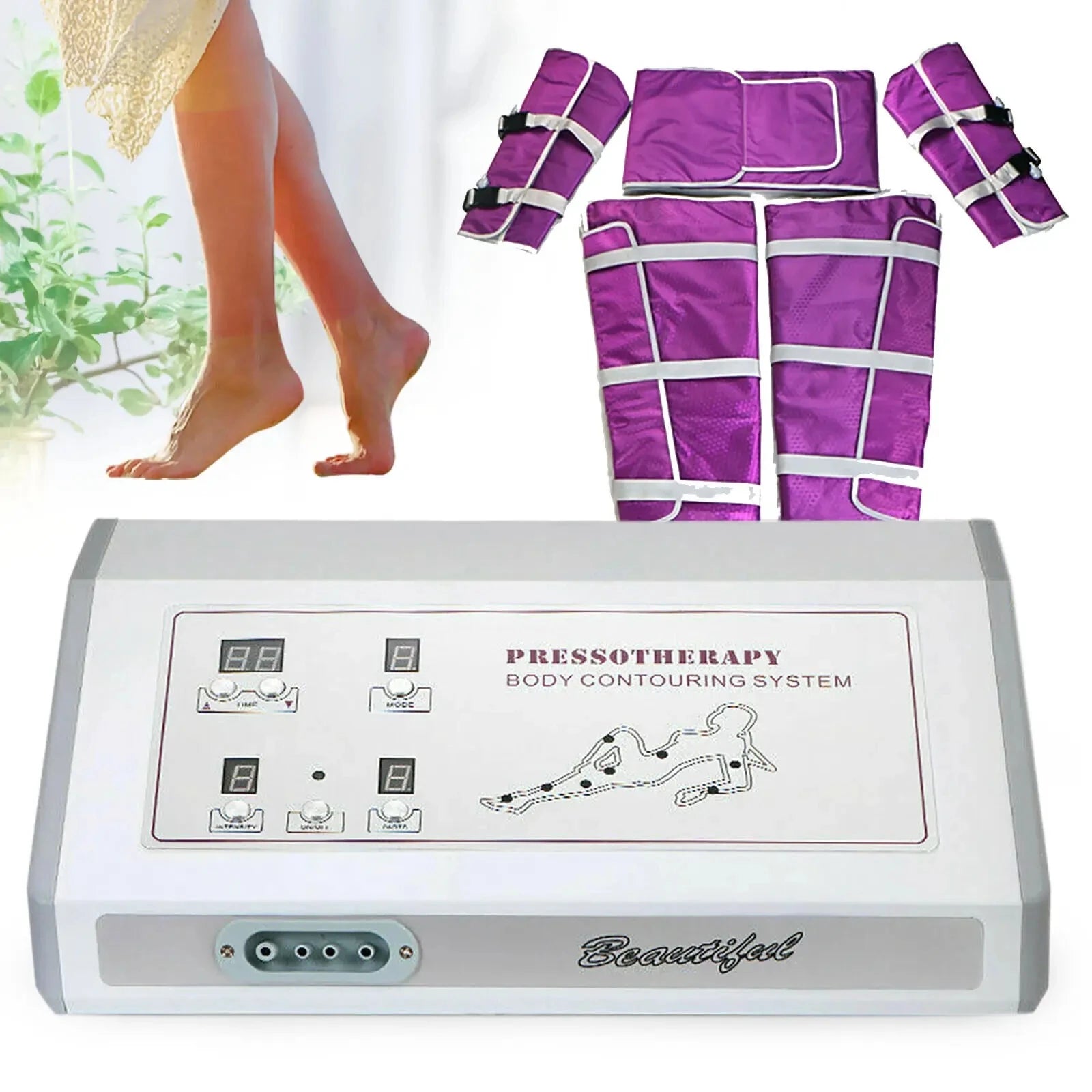 Professional Pressotherapy Machine for Body, Legs & Abdomen - Achieve ...