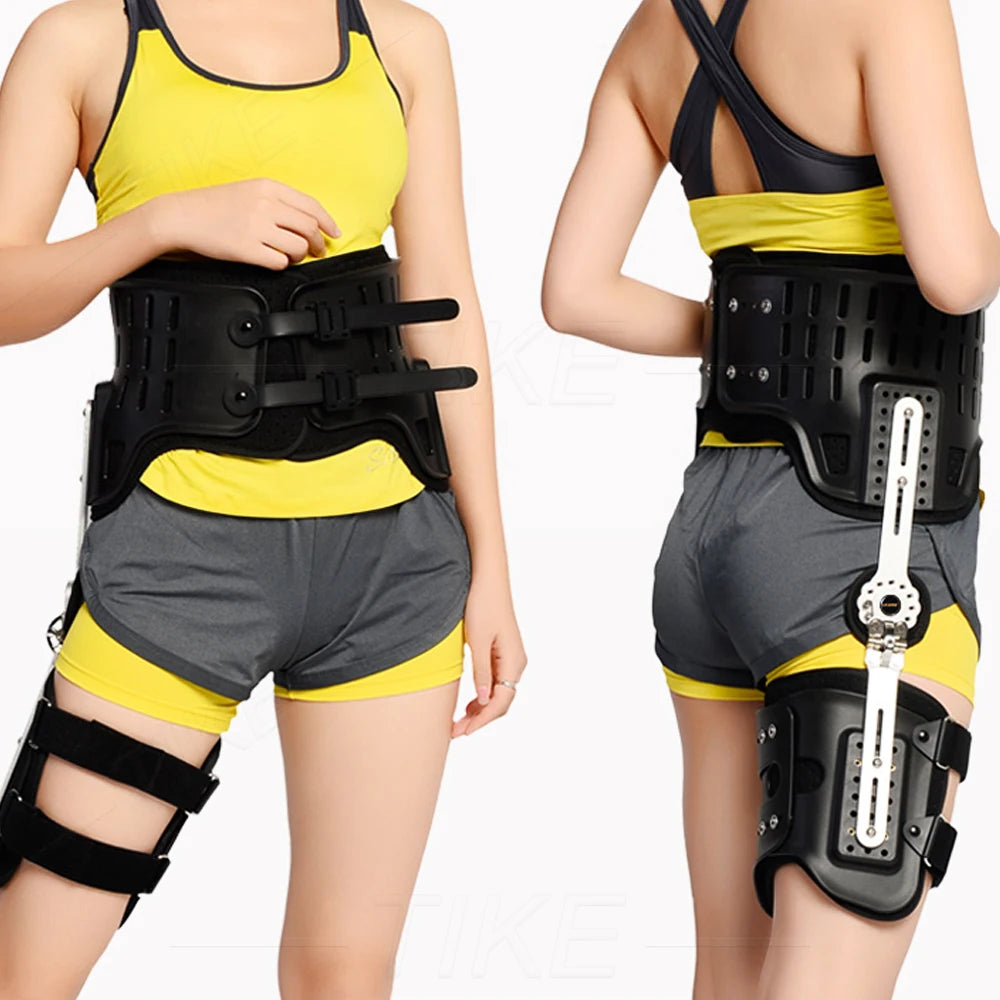 Meubon Hinged Hip Abduction Orthosis & Stabilizer Support Brace for Sc